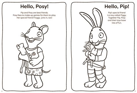 Lets Get Colouring Pip And Posy By Nosy Crow 9781839948138 Booktopia