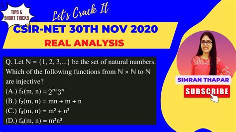 real analysis csir net 30th nov 2020 solution part c csirnet