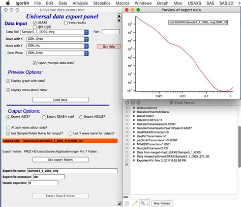 Export Data — Irena And Nika Manuals 152 Documentation