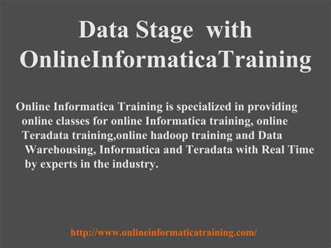 Data Stage Ppt