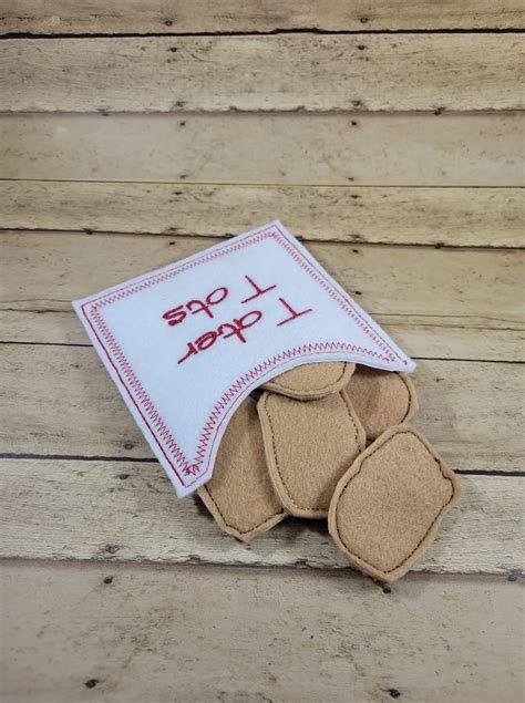 Ith Play Food Ith Tater Tots And Container Instant Download Play