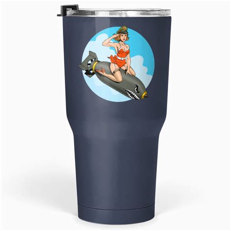 Pin Up Girl Bomber Lady Luck19png Tumblers 30 Oz Sold By Aurelion Sku