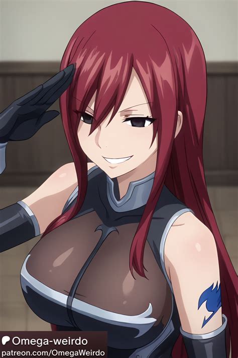 Rule 34 Ai Generated Big Breasts Bodysuit Brainwashed Corruption Empty Eyes Erza Scarlet Evil