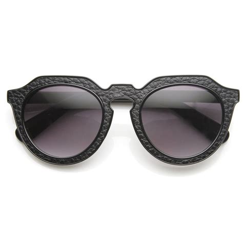 Trendy Womens Designer Block Cut Pattern Sunglasses Zerouv