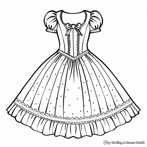 Princess Gown Coloring Pages 2025