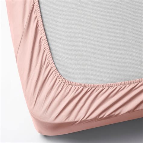 Dvala Sheet Set Light Pink Queen Ikea Us