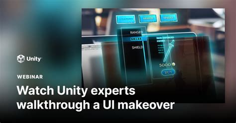 Unity On Linkedin Accelerate Success Webinar “the Unity Ui Makeover”