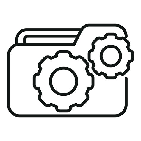 Folder Data Api Icon Outline Vector Monitor Hosting Mobile 35141502 Vector Art At Vecteezy