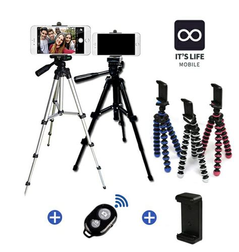 스마트폰 삼각대 파워그립홀더 블루투스 리모콘 풀세트 티몬