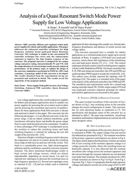 Design And Analysis Of Sepic Converter For Battery Charging Applications Part I Simulation