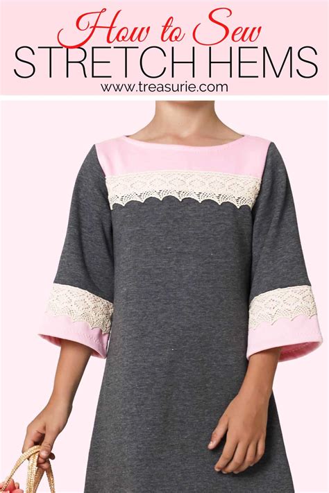 How To Hem Knit Fabric Made Easy No Puckering Treasurie