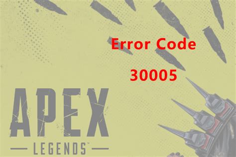 Fixed Apex Legends Error Code 30005 Createfile Failed With 32