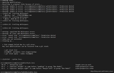 Git Commit 提交出错，工作区代码被回退到最开始内容feat提交代码时提交失败后被git强制回退 Csdn博客
