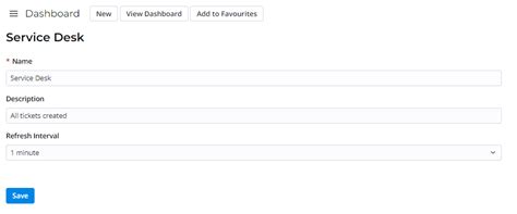 Dashboards Simpleone Documentation