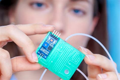 Girl Holding Polymers Bio MEMS Biomedical Microelectromechanical Systems LOC Lab On A Chip