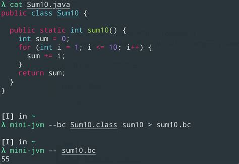 用 Java 实现一个简单的虚拟机
