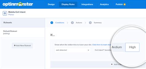 How To Get Started With Mobile Exit Intent Pop Up In OptinMonster
