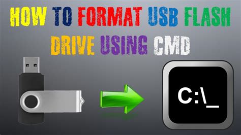 how to format usb flash drive using command prompt cmd 2015 youtube