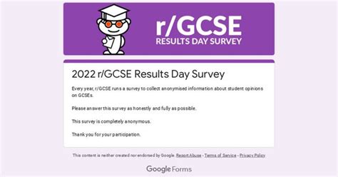 please complete our results day survey r gcse