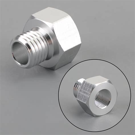 Oil Pressure Sensor Adapter Stainless Steel M12X1 5Mm To 1 8 Npt For GM LS Engine Walmart Com