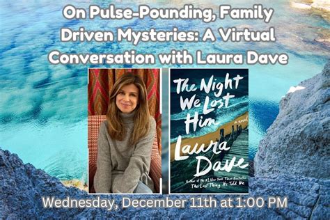 Virtual Author Talk With Laura Dave Ottumwa Public Library