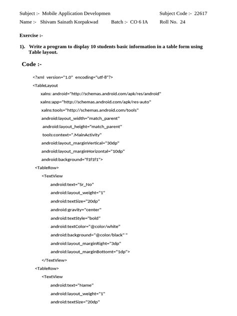 Practical 6 Pdf Software