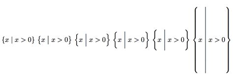 Math Operators How Do You Create A Set In Latex Tex Latex Stack