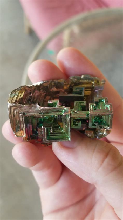 Bismuth Piece I Made A Few Weeks Ago With The Geode Method Ive Been