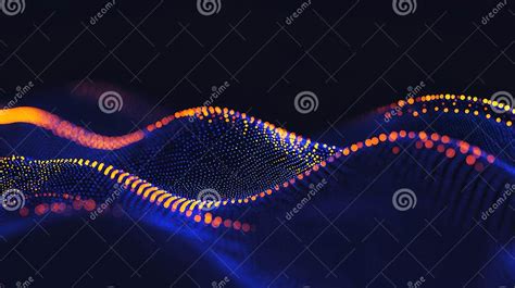 This Digital Abstract Background Is Ideal For Demonstrating Network Capabilities Technological