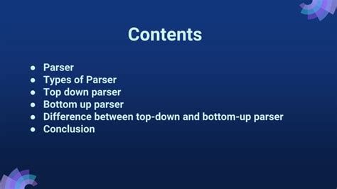 Types Of Parser Pptx