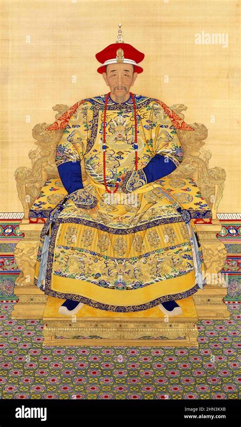 Portrait Of Kangxi Emperor 1654 1722 The Third Emperor Of The Qing