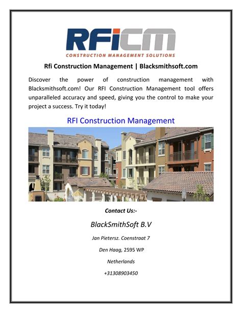 Ppt Rfi Construction Management Powerpoint Presentation Id 12606894