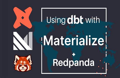how to use dbt with materialize and redpanda devdojo
