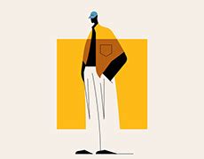 Vector Illustrations Negative Space Behance Behance