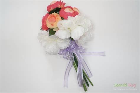 다이소 [로즈데이선물] 수제 장미꽃다발 만들기 내손으로 만들어 선물하는 시들지 않는 꽃다발