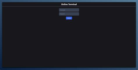 Github Wdhdevonline Terminal Easily Execute Commands On Your Computer From Your Browser