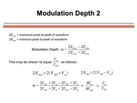 amplitude modulation