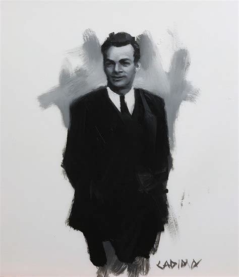 Richard Feynman Oil 9x12 Ift Tt 2ymyaqu