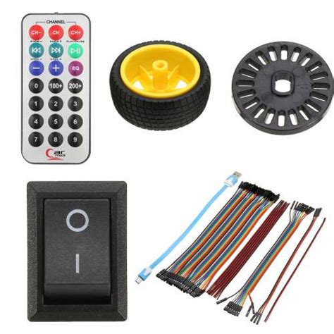 Diy 4wd Smart Robot Car Kit Bluetooth Ir Obstacle Avoid Line Follow