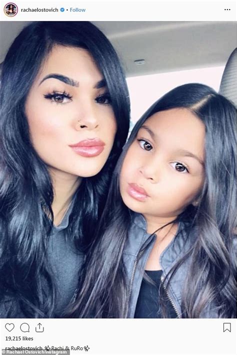 Ufc Fighter Rachael Ostovich Puts Makeup On Her Mini Me Daughter For