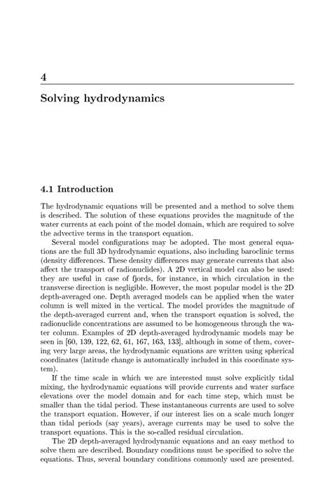 Pdf Solving Hydrodynamics