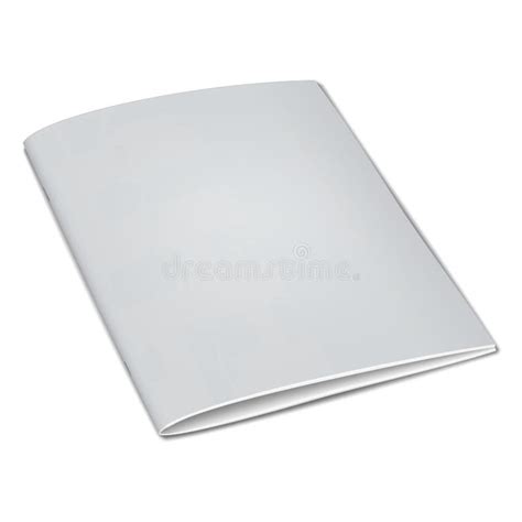 Stapled Booklet Mockup Stock Illustrations 34 Stapled Booklet Mockup