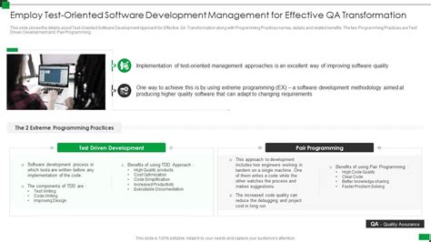 employ test oriented software effective qa transformation strategies