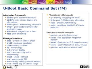 U Boot Or Universal Bootloader PPT Operating Systems Computer Software And Applications