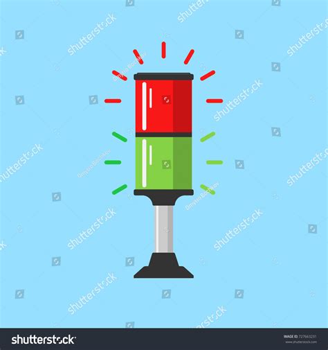 Flashing Alarm Signal Flasher Alert Icon Stock Vector Royalty Free 727663231 Shutterstock