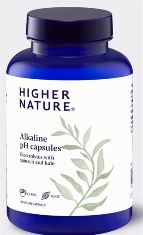 Alkaline Ph 180 Capsules Higher Nature Turmeric And Honey