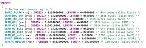 Solved Memory Map For Imx Rt1170 Processor Nxp Community