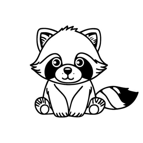 Raccoon Clip Art Black And White Racoon Black And White Images