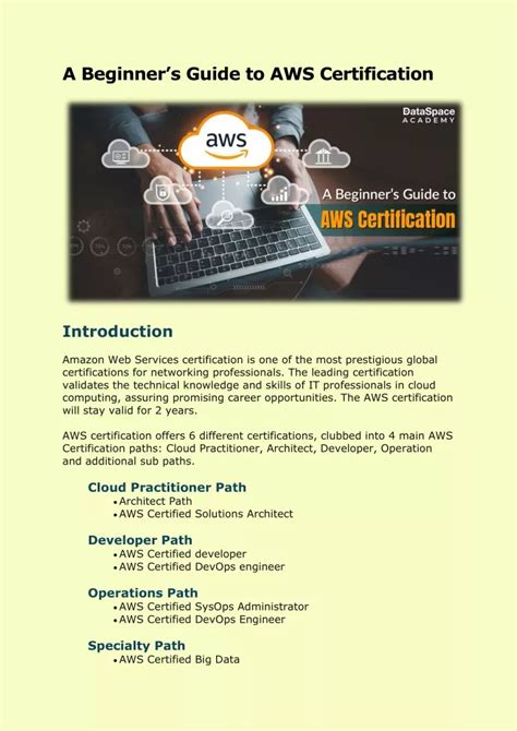 PPT A Beginners Guide To AWS Certification PowerPoint Presentation ID 13209439