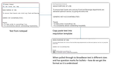 Requisition Template Job Advert Text Format — Cloud Customer Connect